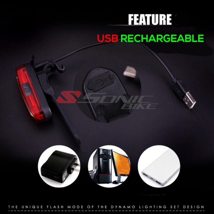 2 Colors IN 1 Bicycle LED Blinker / Rear Ligt / Tail Light / - 2C LED