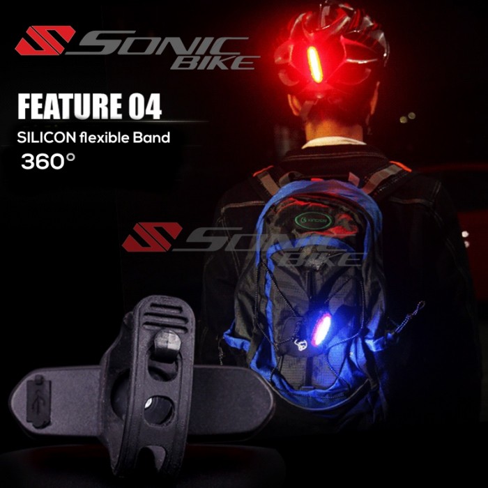 2 Colors IN 1 Bicycle LED Blinker / Rear Ligt / Tail Light / - 2C LED