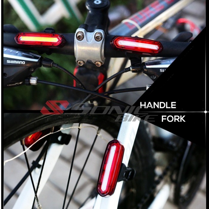 2 Colors IN 1 Bicycle LED Blinker / Rear Ligt / Tail Light / - 2C LED