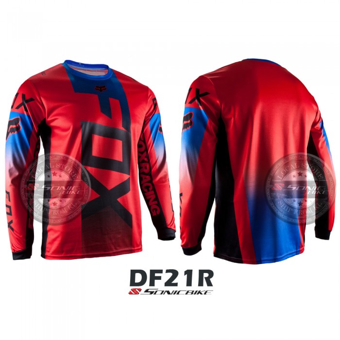 Ship From KL [FREE RETURN] FOX Jersey / MTB Jersey / Downhill Jersey ...